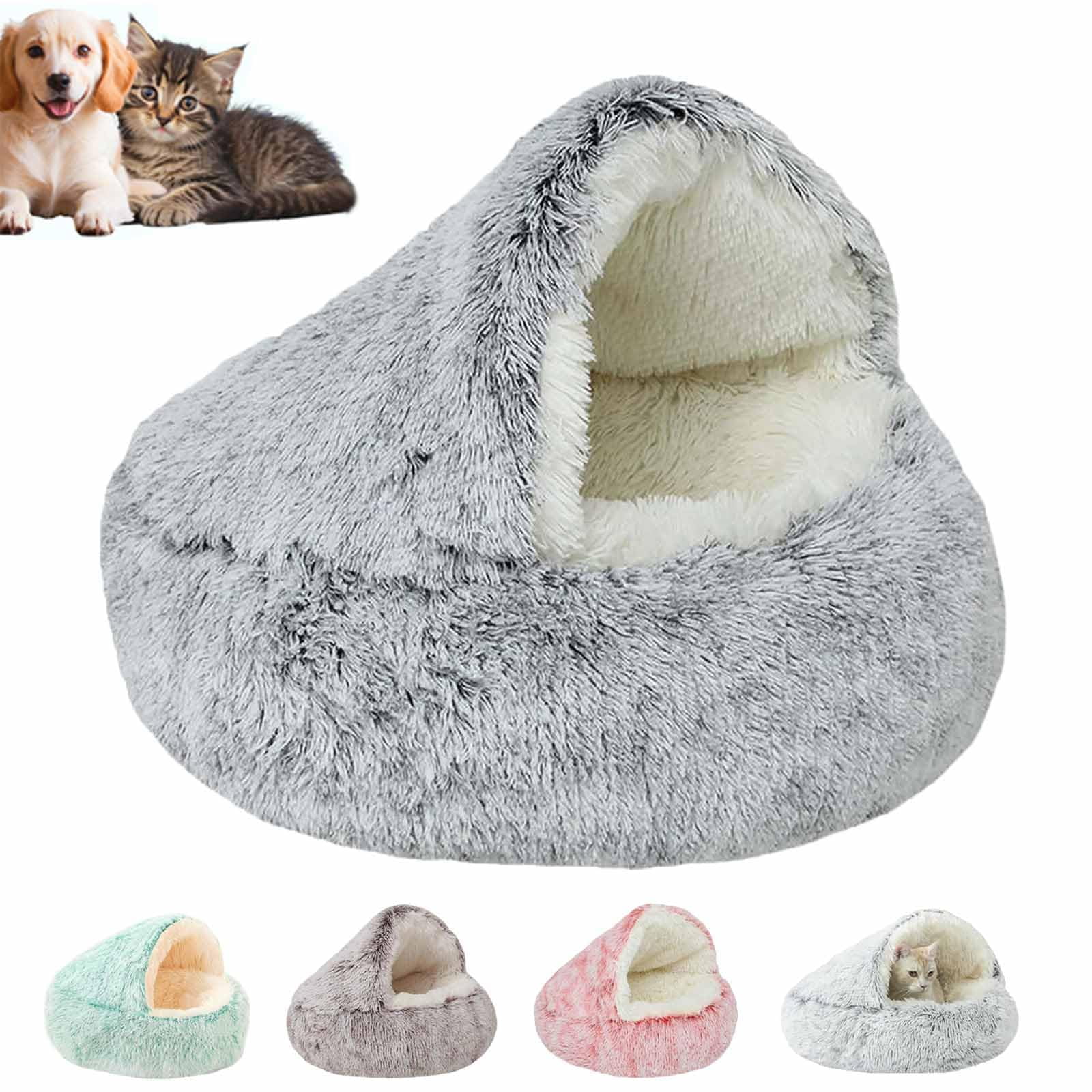 Cozy Cocoon Pet Bed for Dogs,Dog Bed with Hood,Small Dog Bed with Cover ...