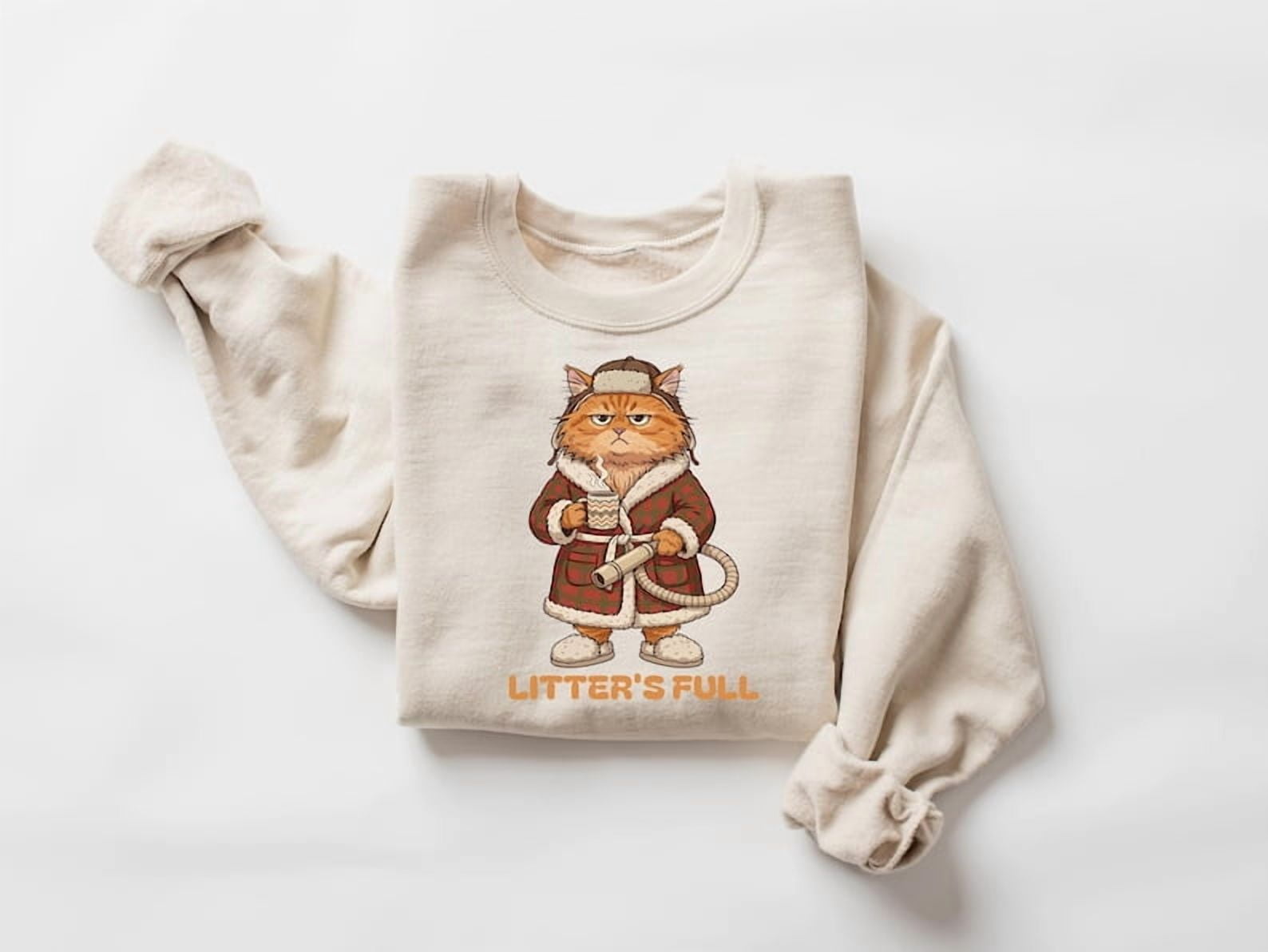 Cozy Coffee And Cat Quote Warm Morning Routine Feline Lover Calm Home ...