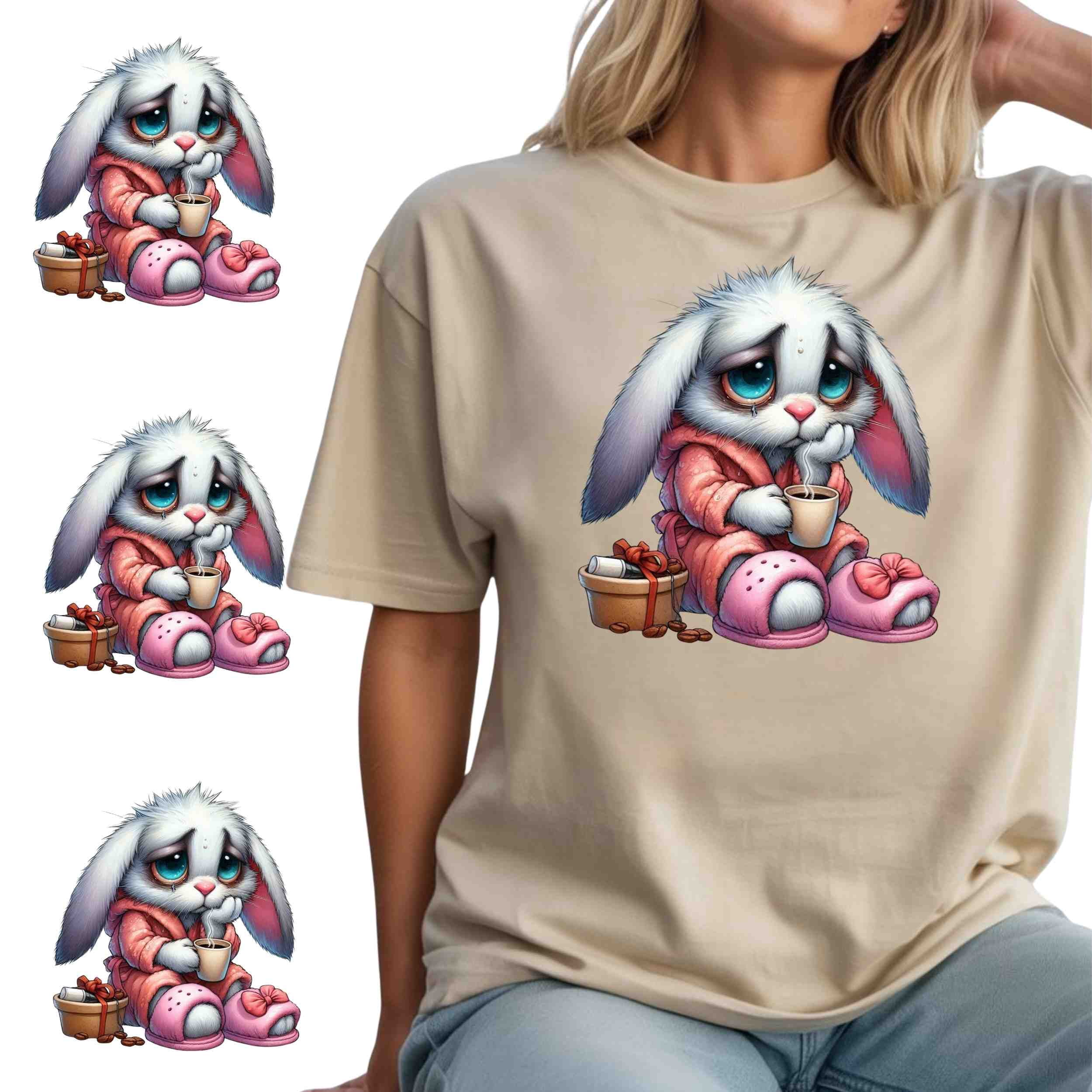 Cozy Coffee Bunny 6-Pack Crafter’s & DIY Bundle – 3 Eco-Solvent + 3 ...