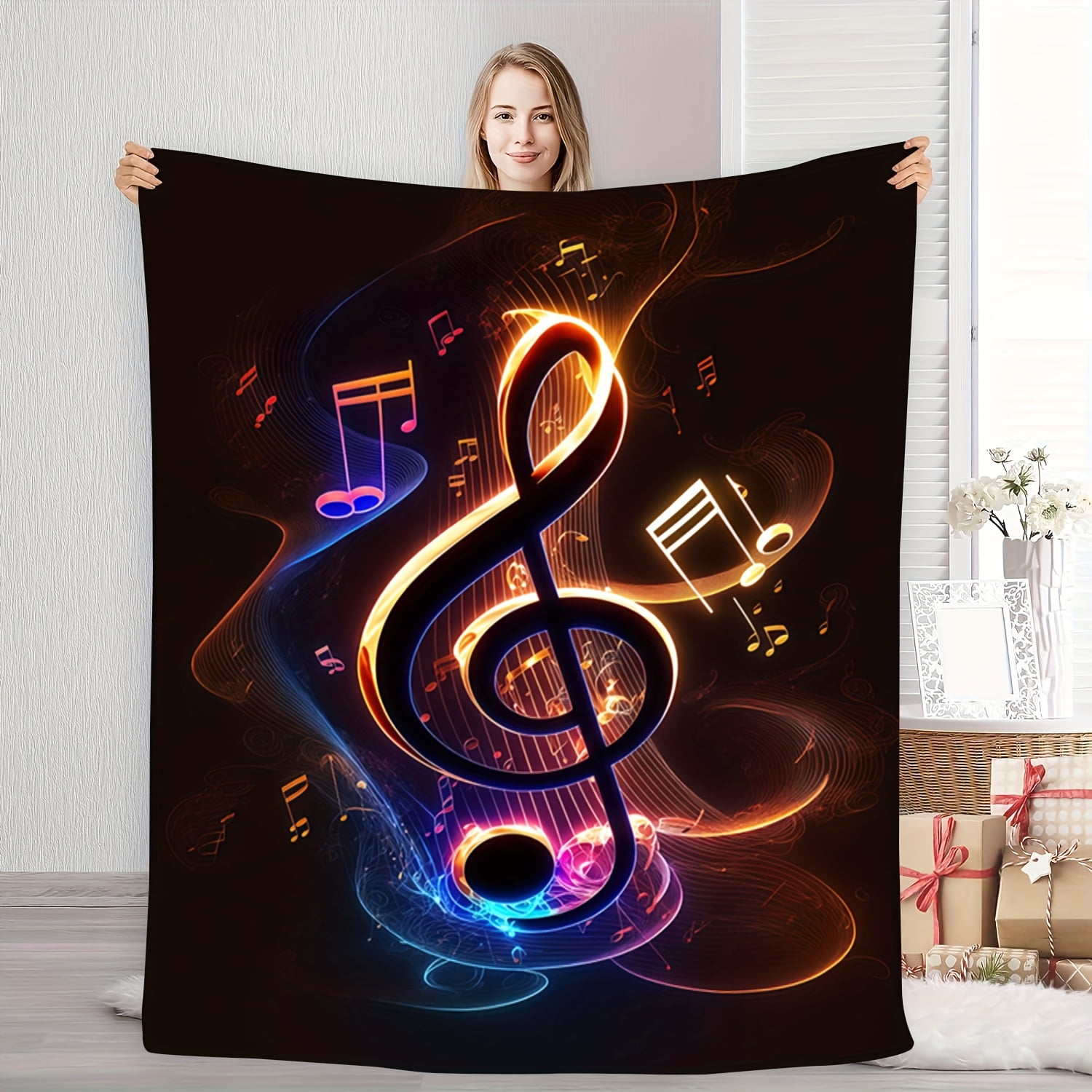 of Cozy Colorful Musical Note Decoration Minimalist Modern Style Music ...