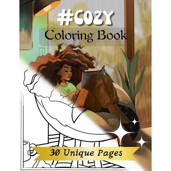 #Cozy Coloring Book: Adult Coloring Book (Paperback) by Sevelle Heyward ...
