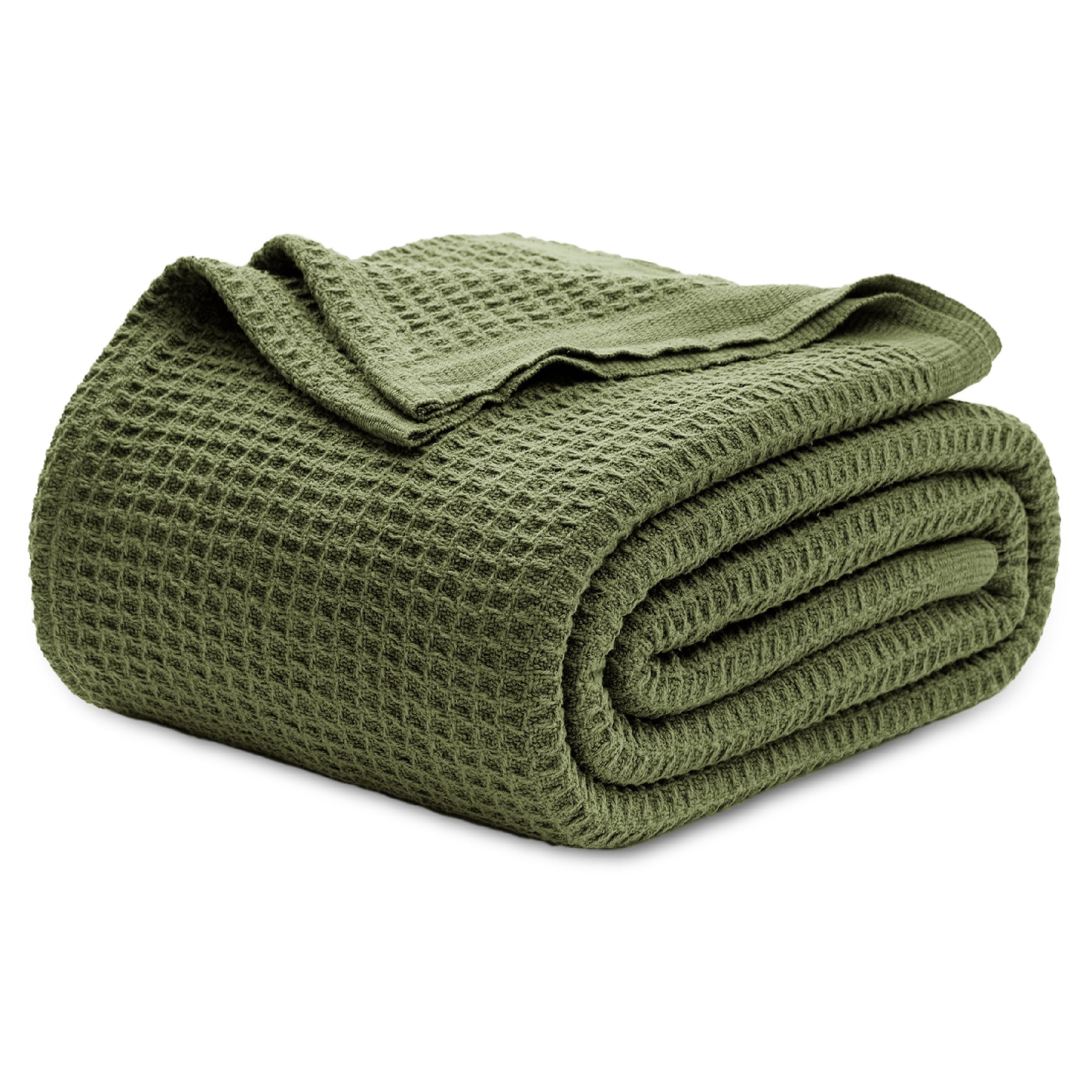 Cozy Comfort 100% Cotton Blanket Queen Size for Bed - Breathable and ...