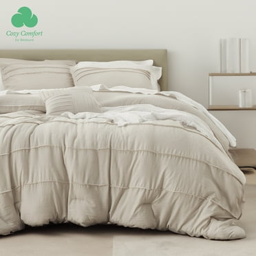 Cozy Comfort 3 Pieces Comforter Sets, 1 Soft Reversible Botanical ...