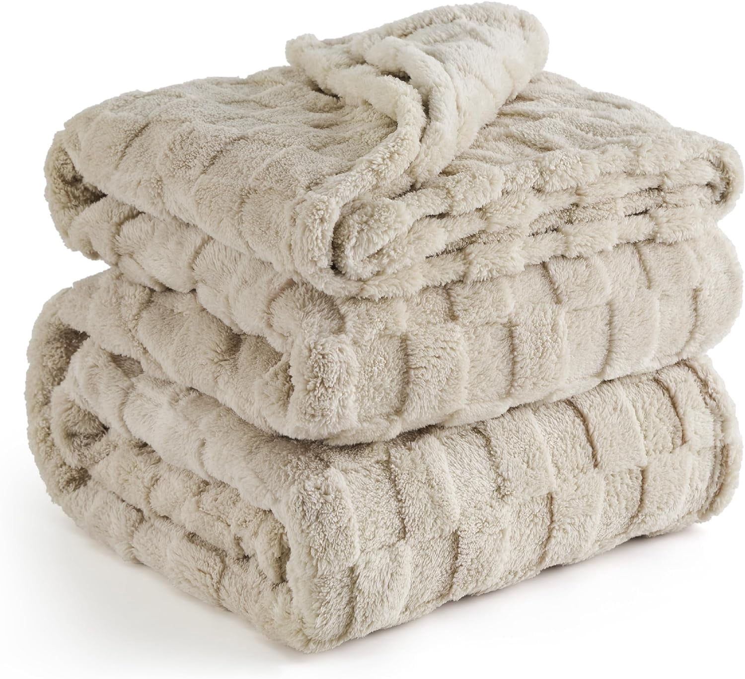 Cozy Comfort Brown Fleece Blanket for Couch - Super Soft Cozy Queen ...