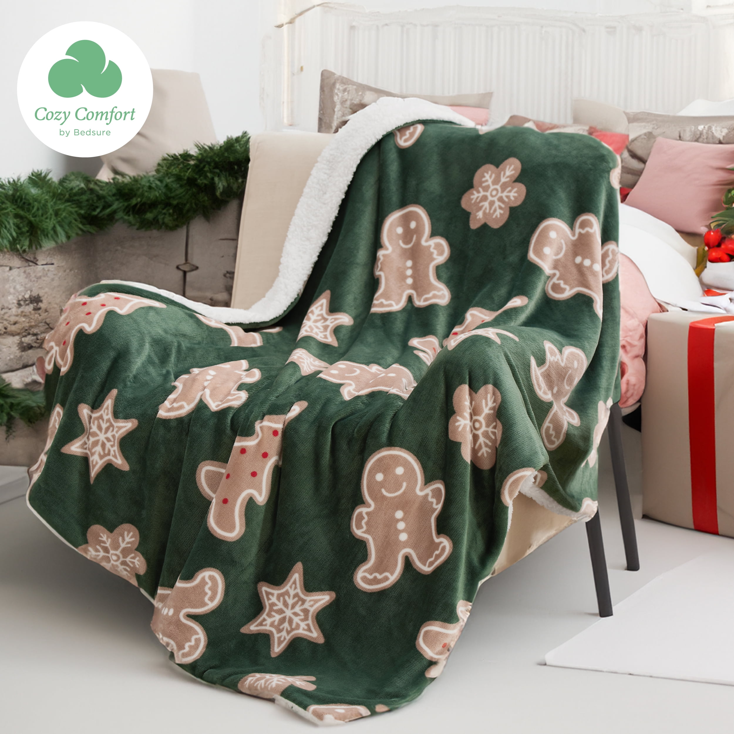 Cozy Comfort Christmas Throw Blanket - Soft and Warm Sherpa Christmas ...