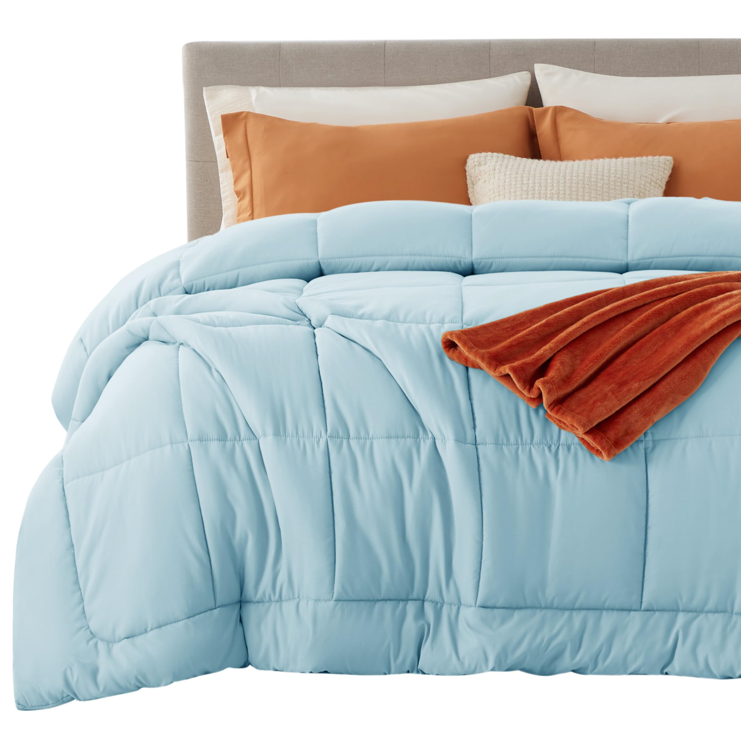 Cozy Comfort Comforter Duvet Insert - Quilted Comforters Oversized ...