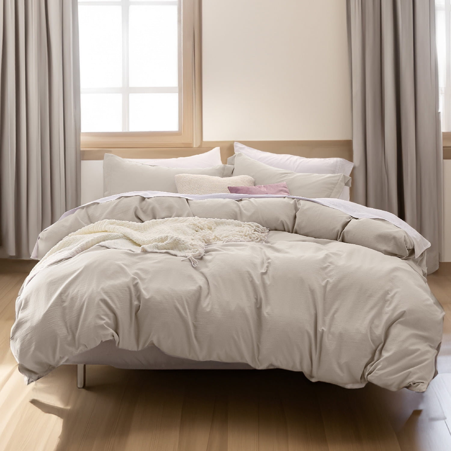 Cozy Comfort Duvet Cover Full Size - Soft Prewashed Full Duvet Cover ...