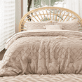 U by Bedsure Full Size Comforter Set - Warm Tan Boho Tufted Shabby Chic ...