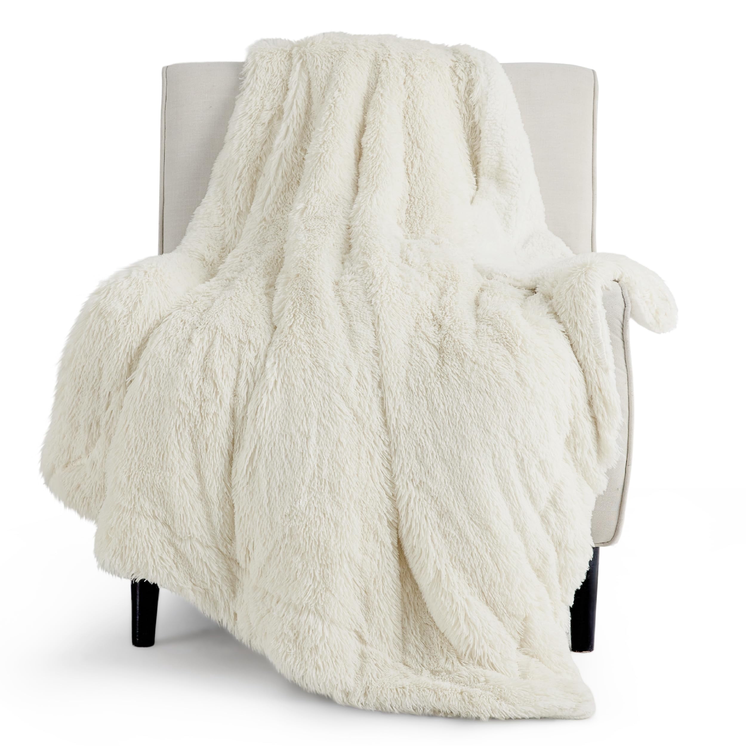 Cozy Comfort Fuzzy Blanket Queen Size - Black, Soft and Comfy Sherpa ...