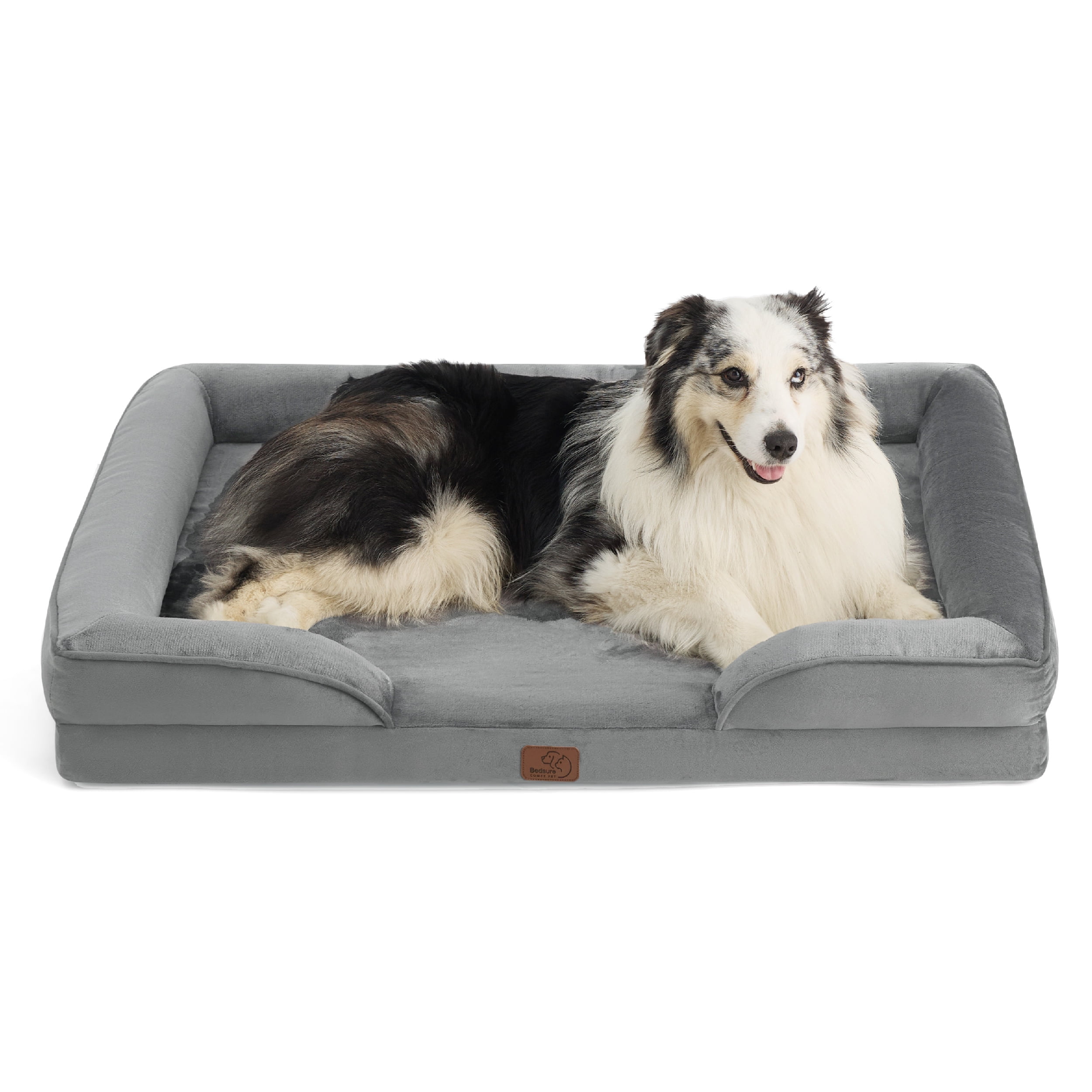 Bedsure Large Orthopedic Foam Pet Mattress - XL, Washable, Grey ...