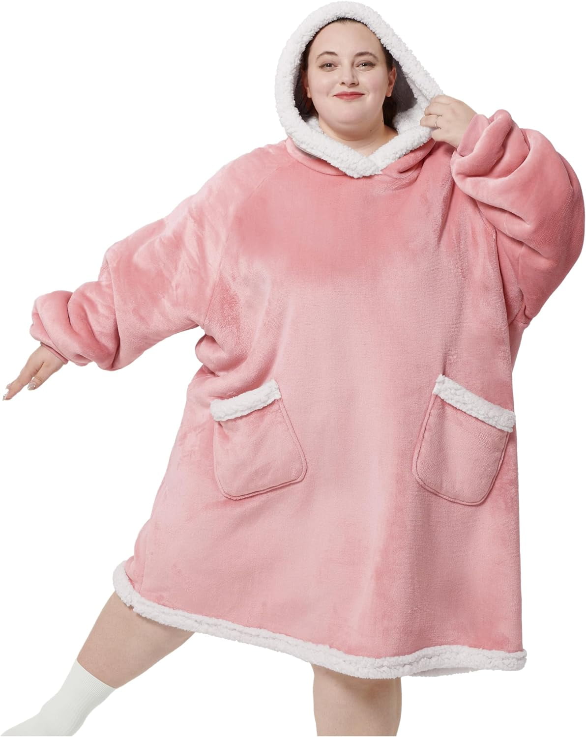 Cozy Comfort Oversized Wearable Giant Pocket Blanket Hoodie for Men ...