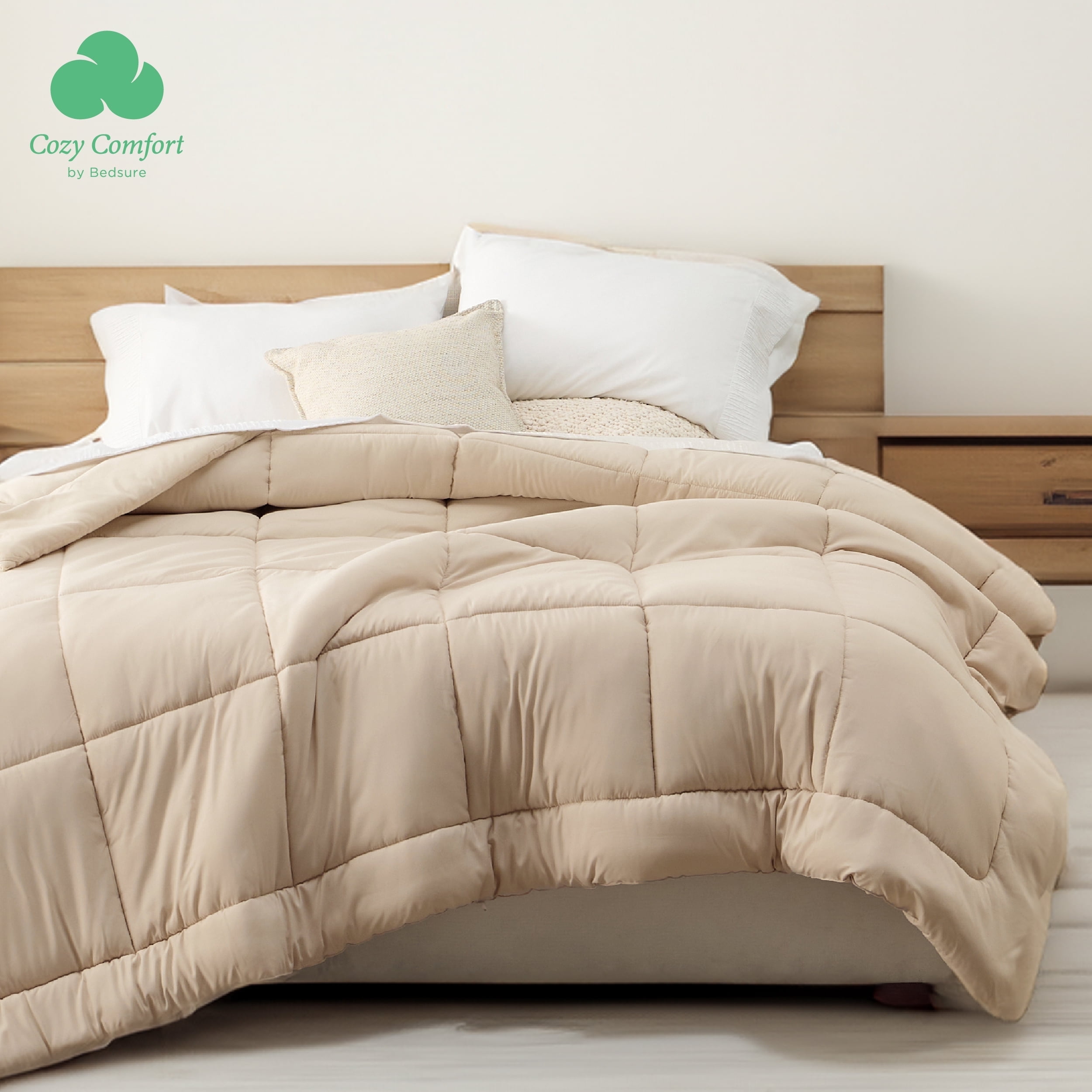 All Season Down Alternative Comforter Duvet Insert, Machine Washable ...