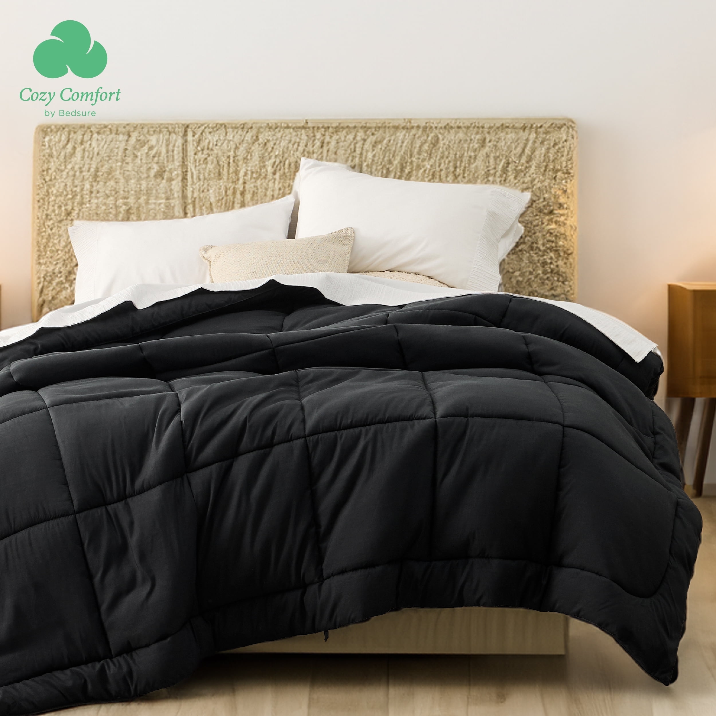 All Season Down Alternative Comforter Duvet Insert, Machine Washable ...