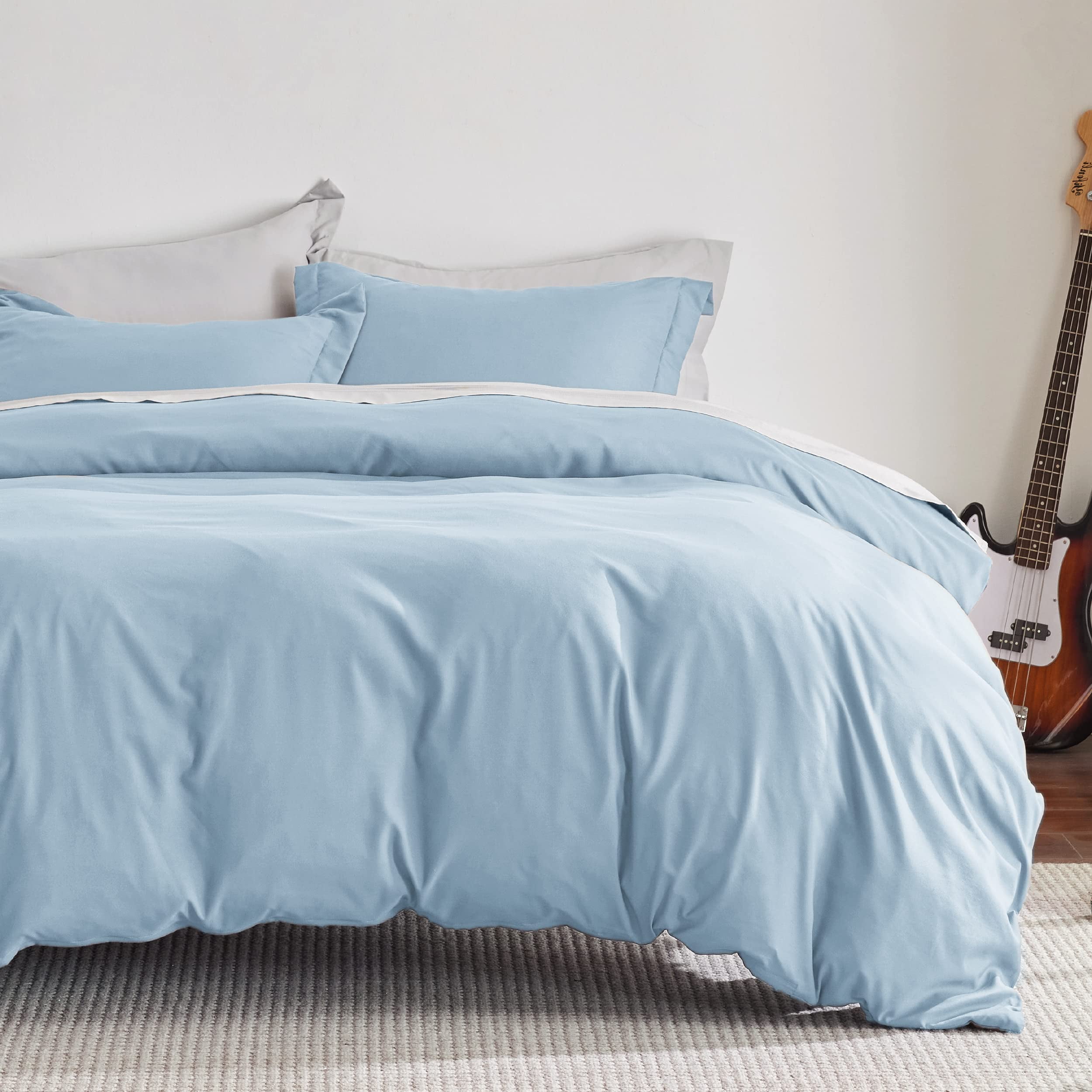 Cozy Comfort Winter Sky Duvet Cover Full Size - Soft Double Brushed ...