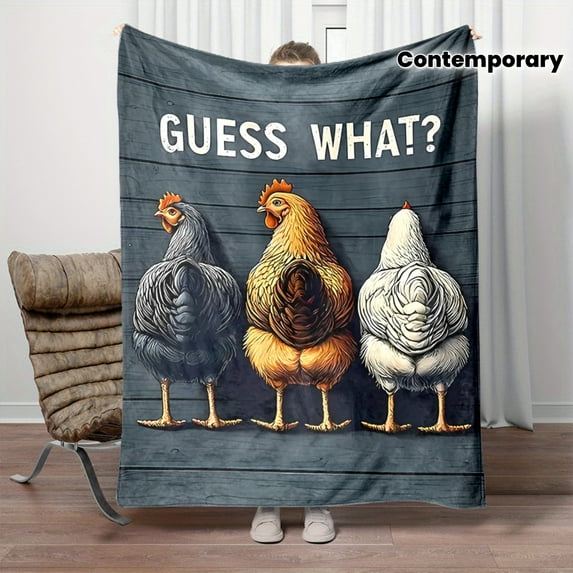 Cozy Contemporary Reversible Flannel Fleece Throw Blanket 1pc Cartoon ...