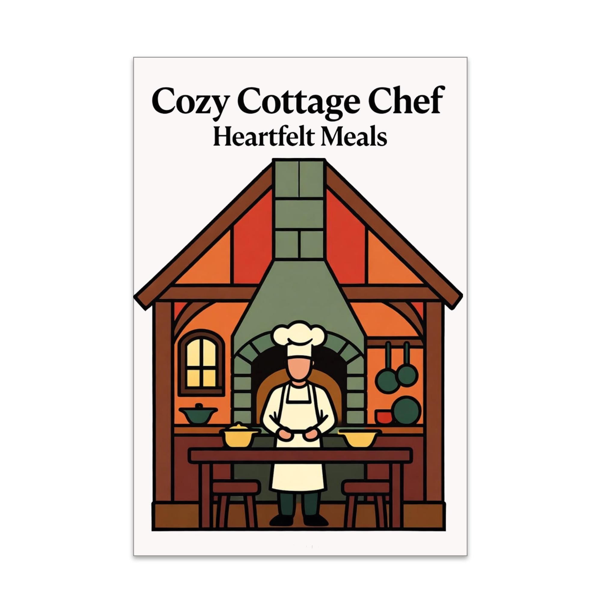 Cozy Cottage Wall Art - Farmhouse Kitchen Decor - 13x19 Poster Print ...
