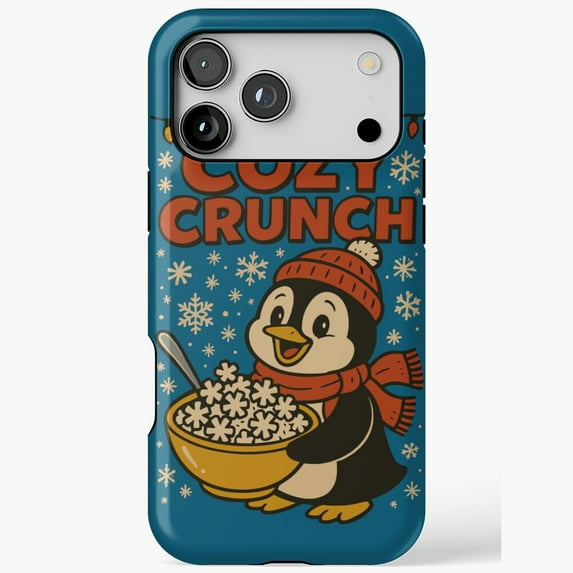 Cozy Crunch Penguin Winter Art Case Compatible with iPhone 11-17 Pro ...