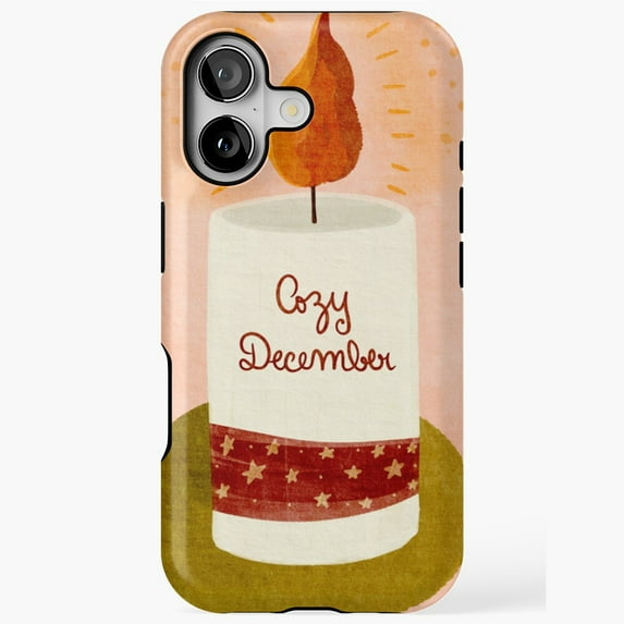 Cozy December Protective Case for iPhone 11 12 13 14 15 16 17 Pro Max ...