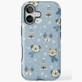 Cozy Dogs Winter Holiday Art Case for iPhone 11 12 13 14 15 16 17 Pro ...