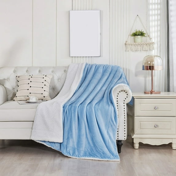 Cozy Double-Sided Flannel Fleece Blanket - Ultra Soft and Warm, Perfect ...