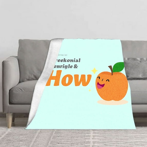 Cozy Durable Flannel Blanket - Soft Warm Design for Sofa Travel & Bed ...