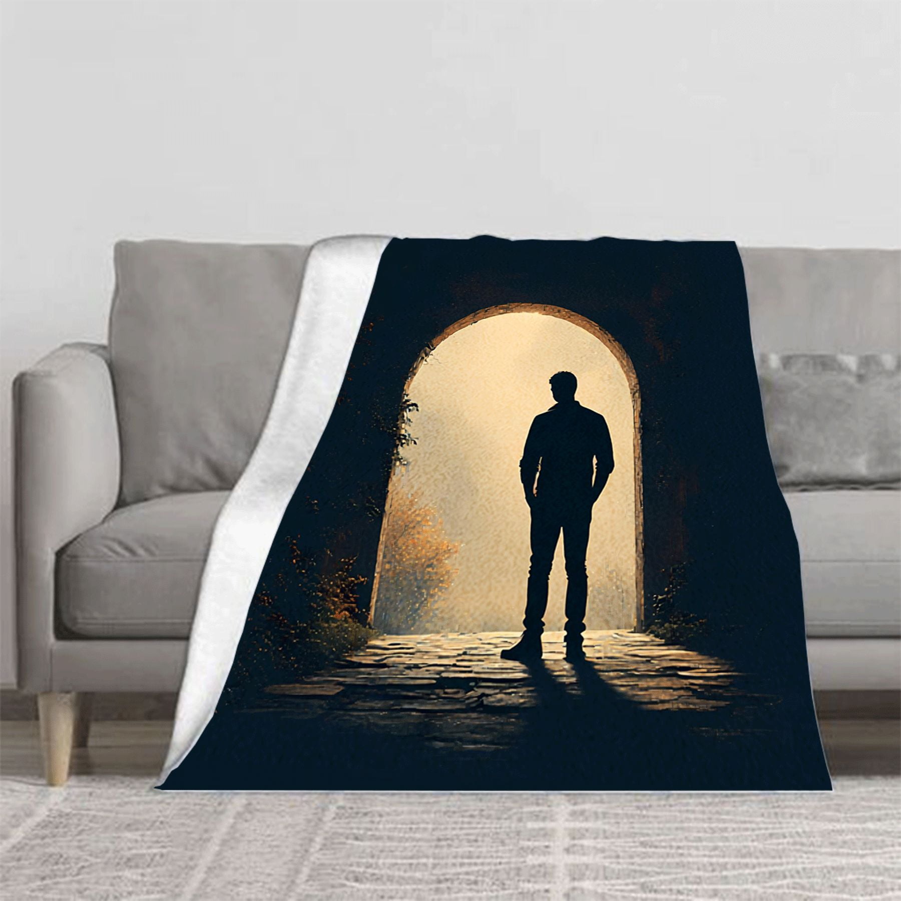 Cozy Durable Flannel Blanket - Soft Warm Throw for Sofa Travel & Bed ...