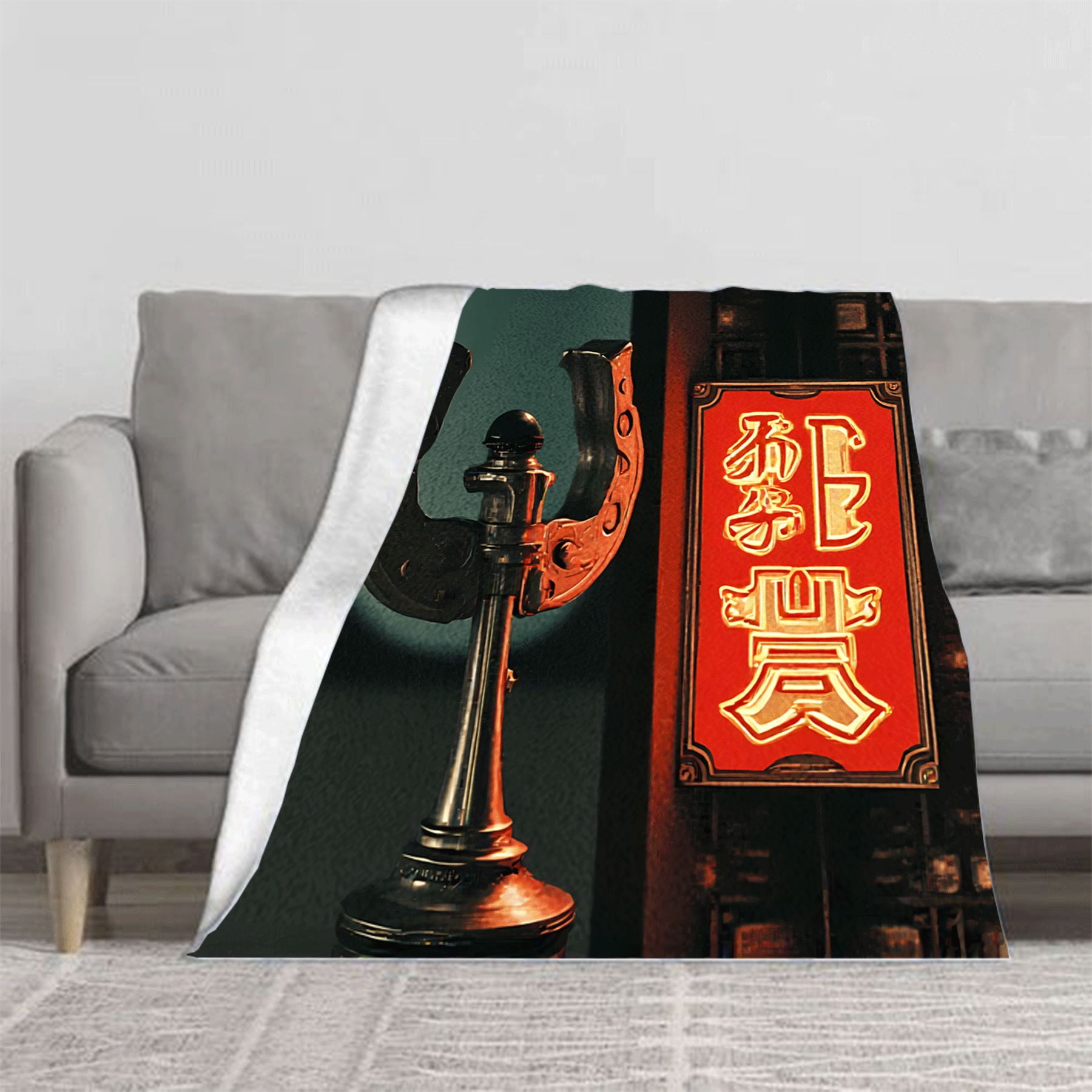 Cozy Durable Flannel Blanket - Soft Warm Throw for Sofa Travel & Bed ...