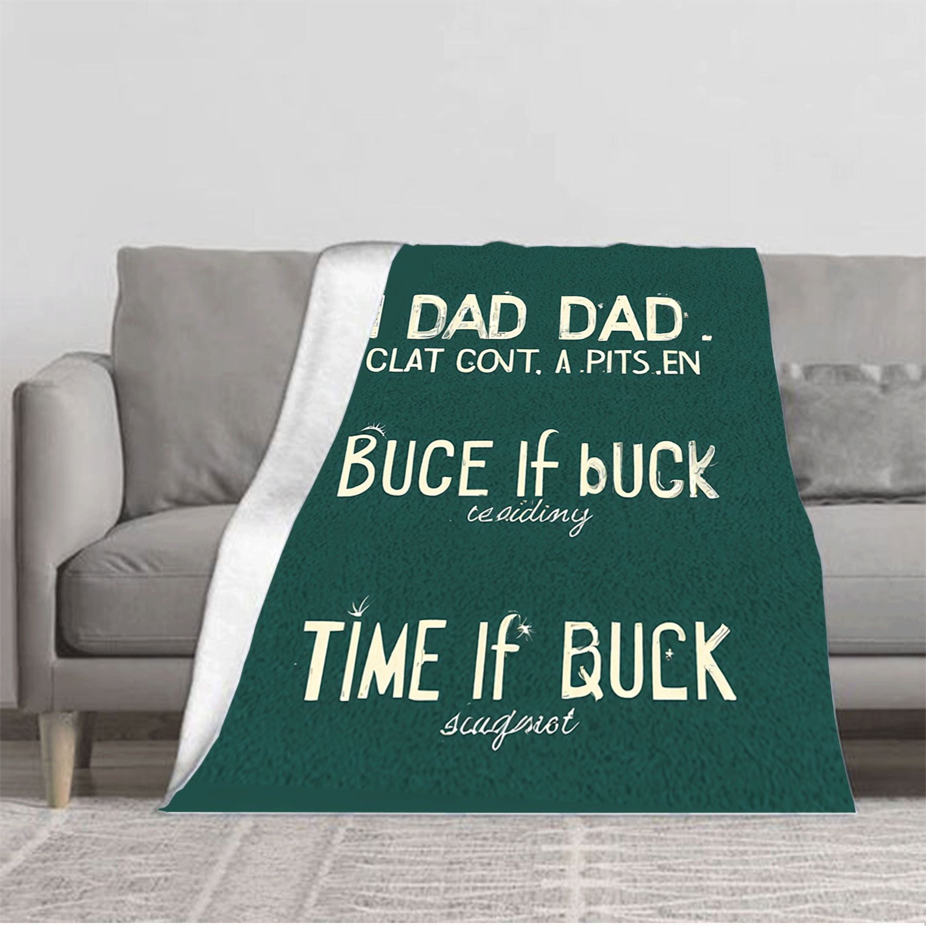 Cozy Durable Flannel Blanket - Soft Warm Throw for Sofa Travel & Bed ...