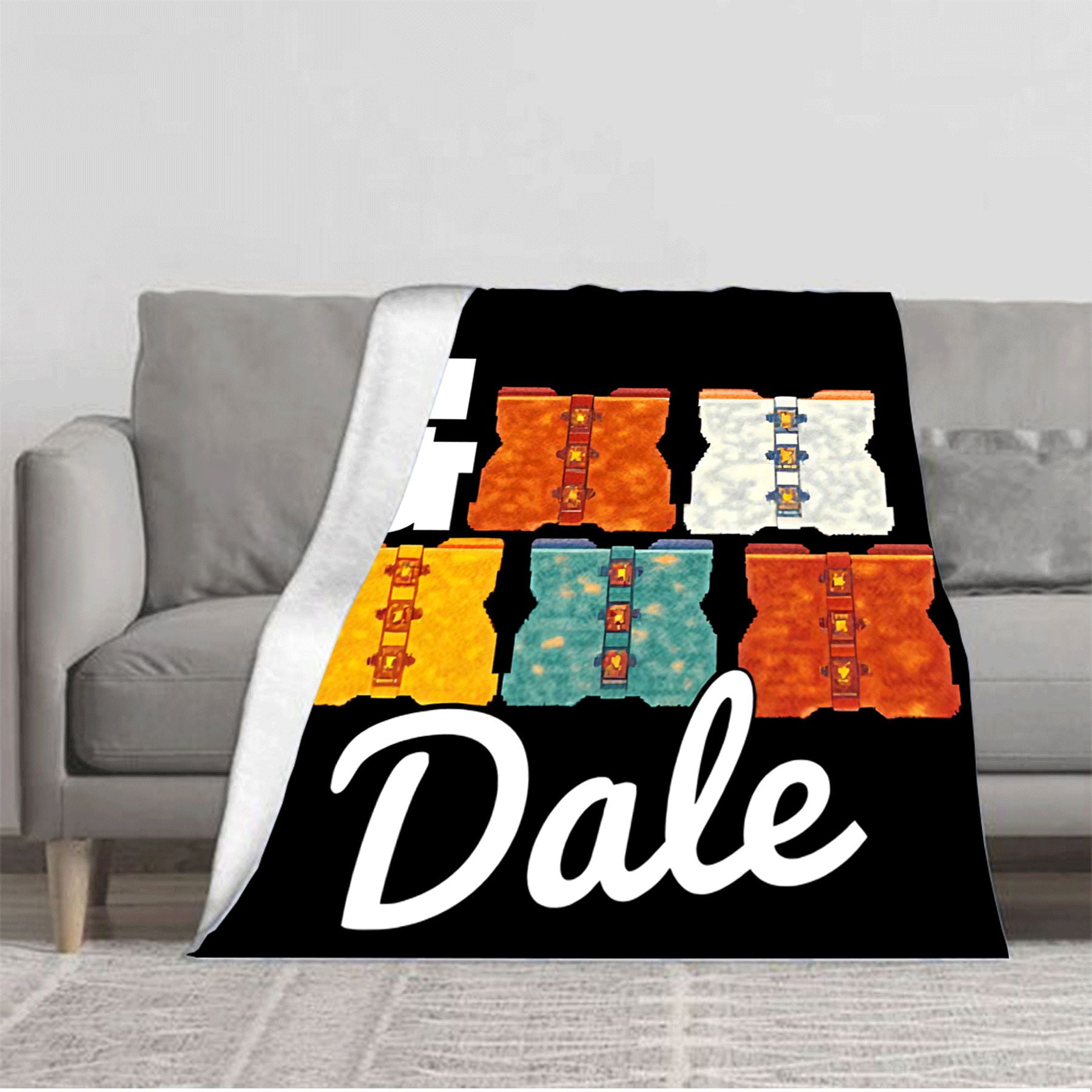 Cozy Durable Flannel Blanket - Soft Warm Throw for Sofa Travel & Bed ...