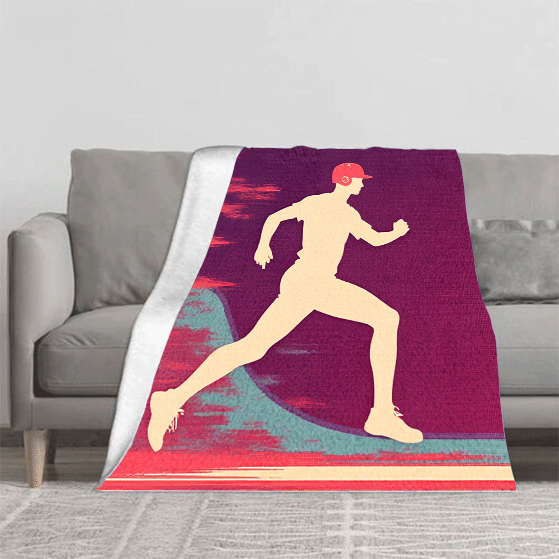 Cozy Durable Flannel Blanket - Soft Warm Throw for Sofa Travel & Bed ...