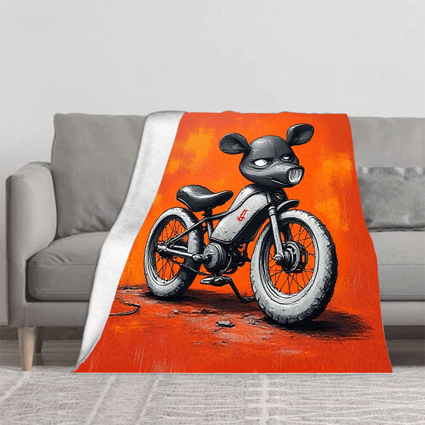 Cozy Durable Flannel Blanket - Soft Warm Throw for Sofa Travel & Bed ...