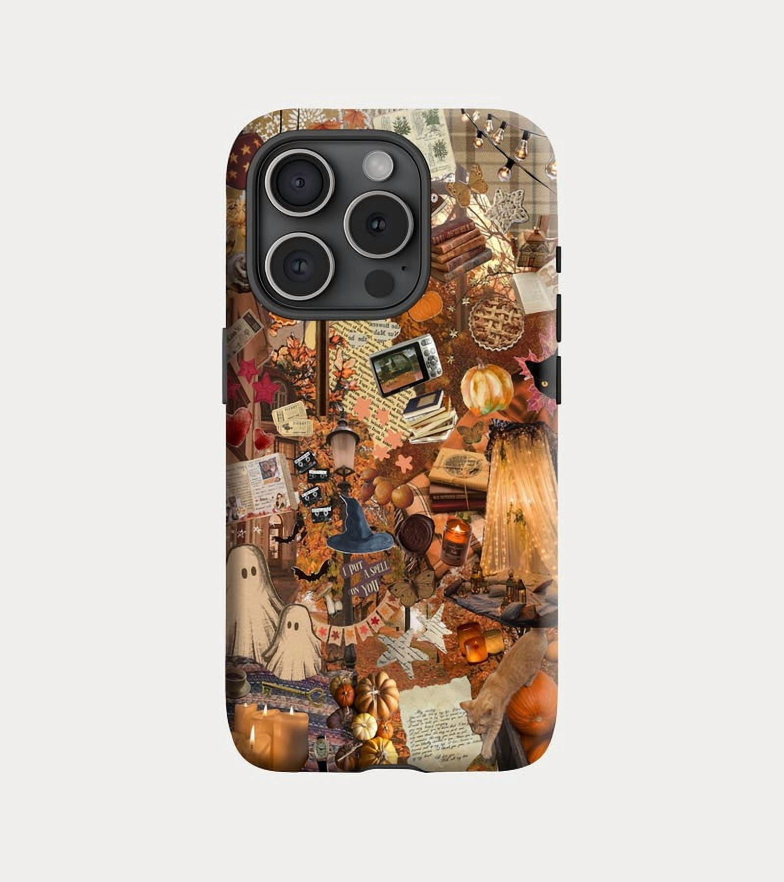 Cozy Fall Aesthetic Autumn Collage Heavy-Duty Protective Case for ...