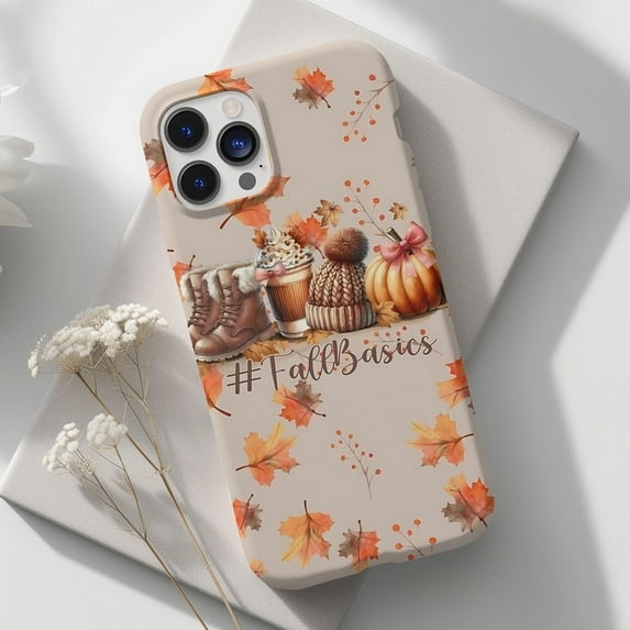 Cozy Fall Autumn Leaves Protective Cover for iPhone 11 12 13 14 15 16 17 Pro Max - Walmart.com