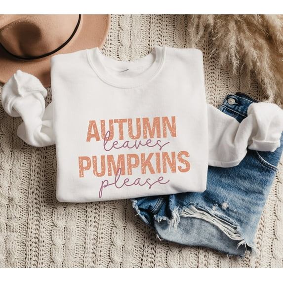 Cozy Fall T-Shirt, Autumn Leaves T-Shirt, Womens Fall Shirt, Pumpkin ...