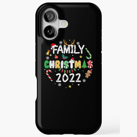 Cozy Family Holiday Pajama Reindeer Team Design iPhone 17 11 12 13 14 ...
