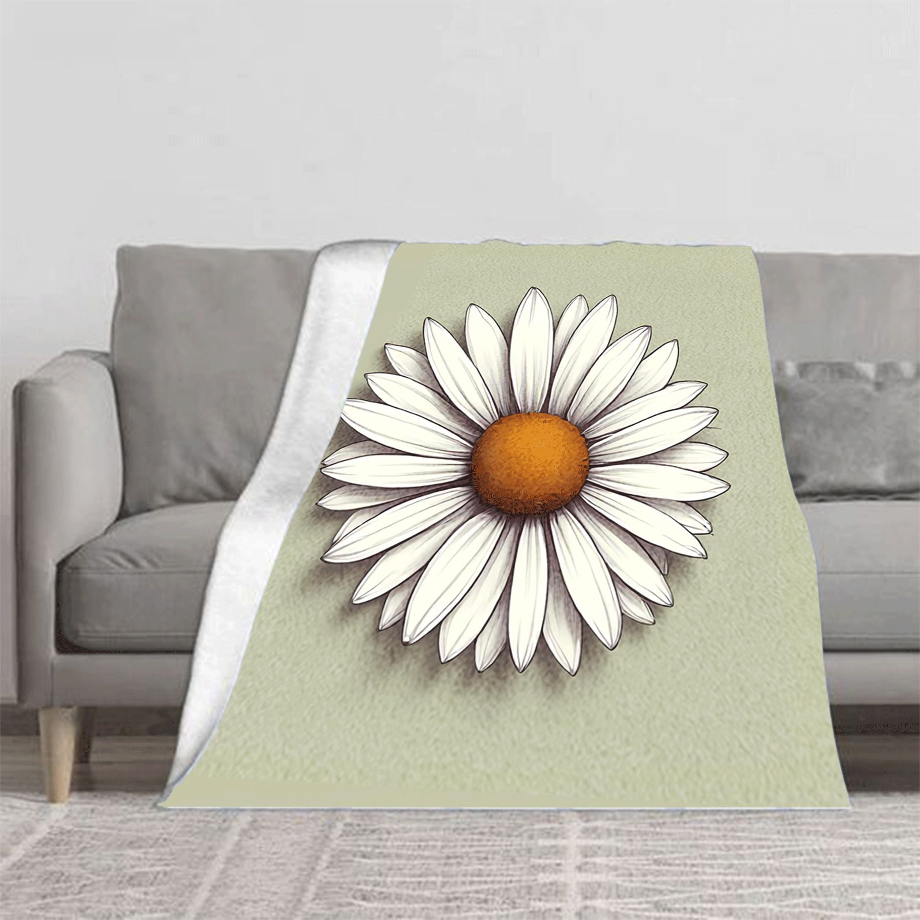 Cozy Flannel Blanket - Soft Warm Durable Design for Sofa Travel Bed ...