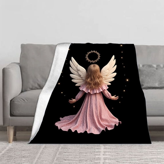 Cozy Flannel Blanket - Soft Warm Durable Design for Sofa Travel Bed ...