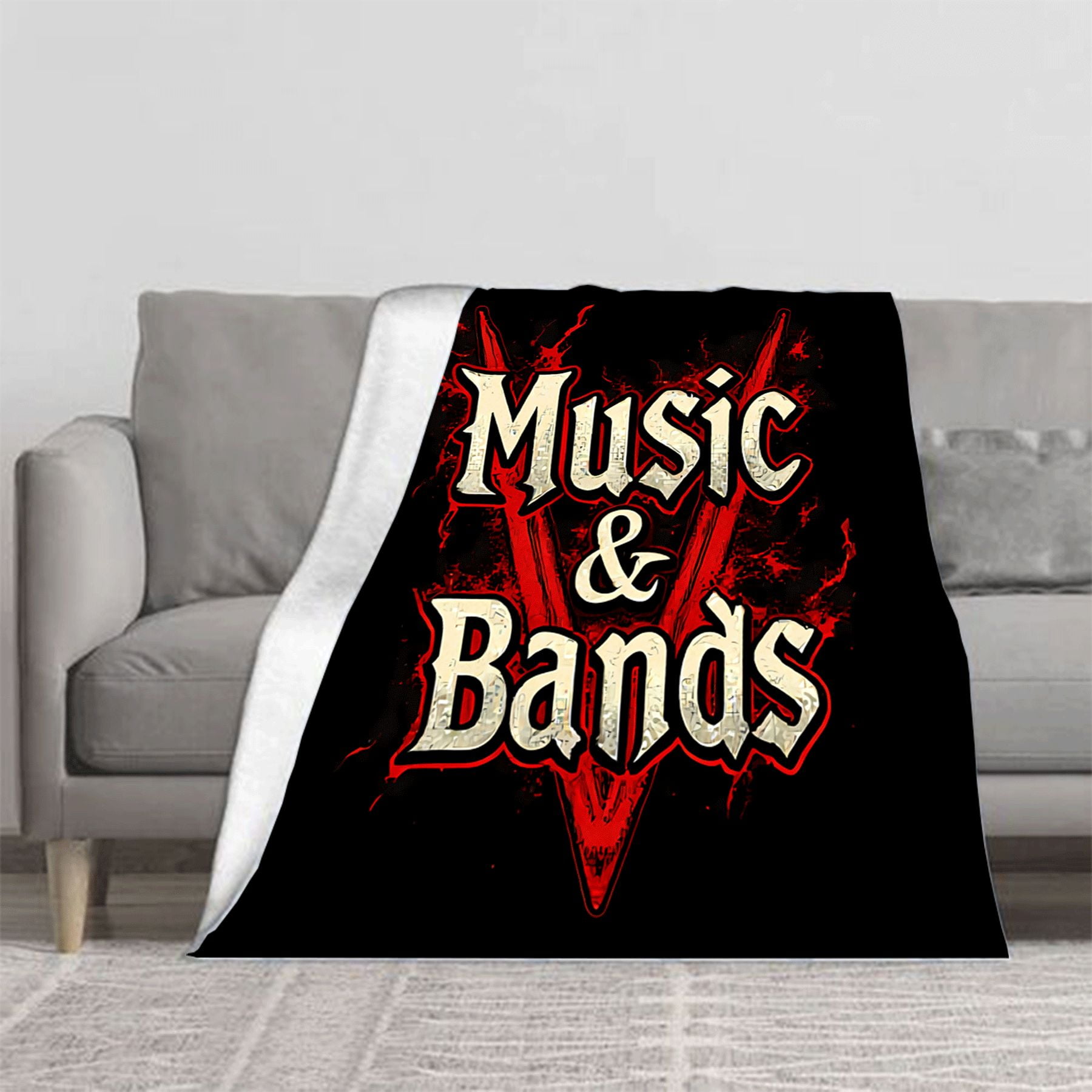 Cozy Flannel Blanket - Soft Warm Durable Design for Sofa Travel Bed ...