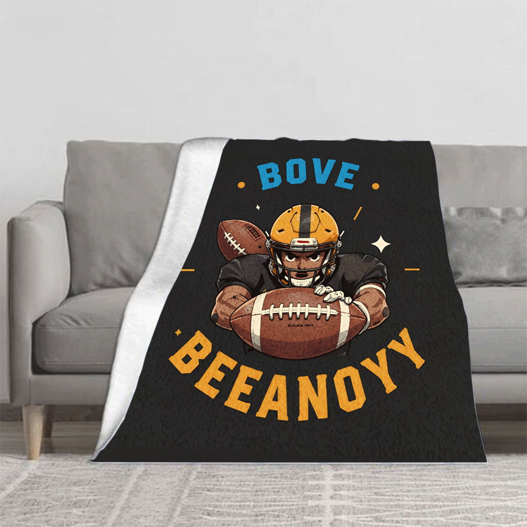 Cozy Flannel Blanket - Soft Warm Durable Design for Sofa Travel Bed ...