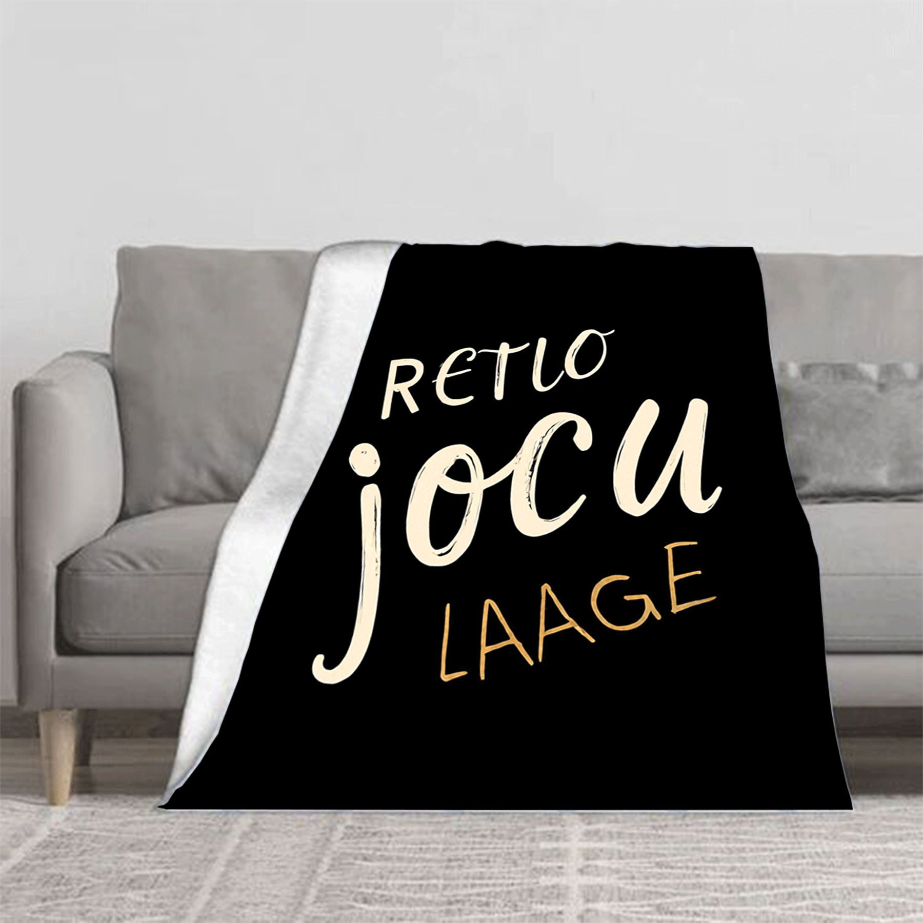 Cozy Flannel Blanket - Soft Warm Durable Design for Sofa Travel Bed ...