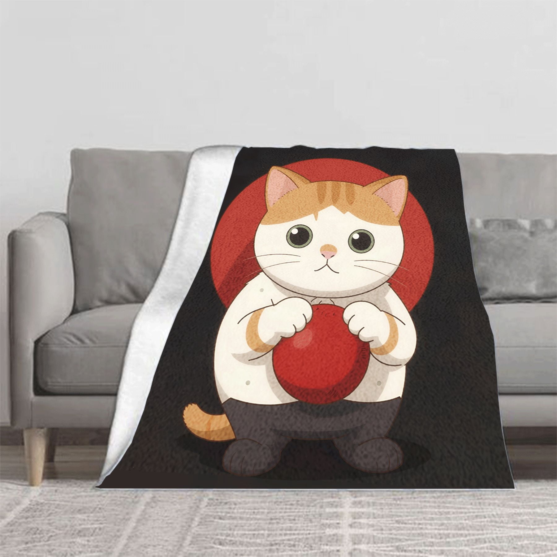 Cozy Flannel Blanket - Soft Warm Durable Design for Sofa Travel & Bed ...