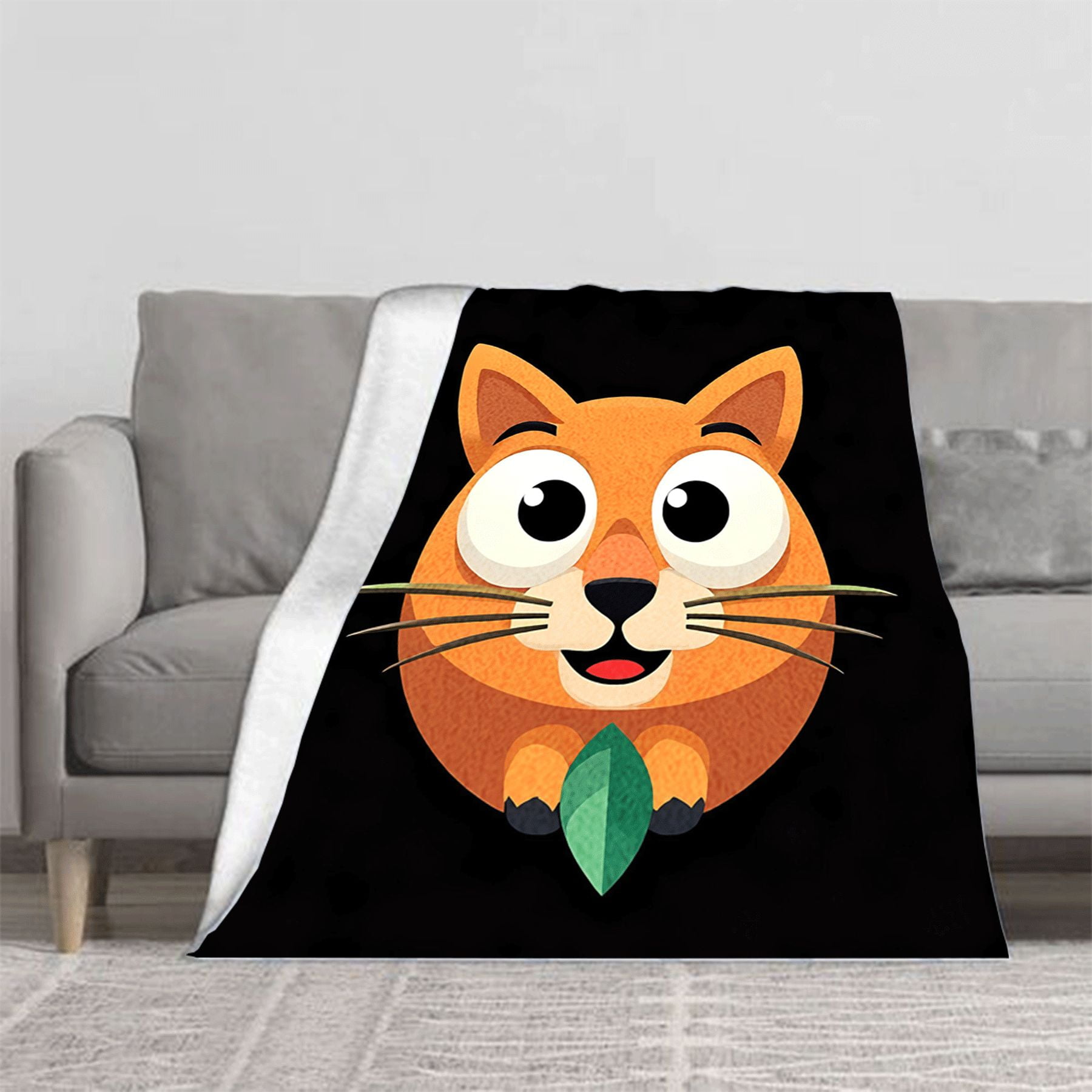 Cozy Flannel Blanket - Soft Warm Durable Perfect for Sofa Travel Bed ...