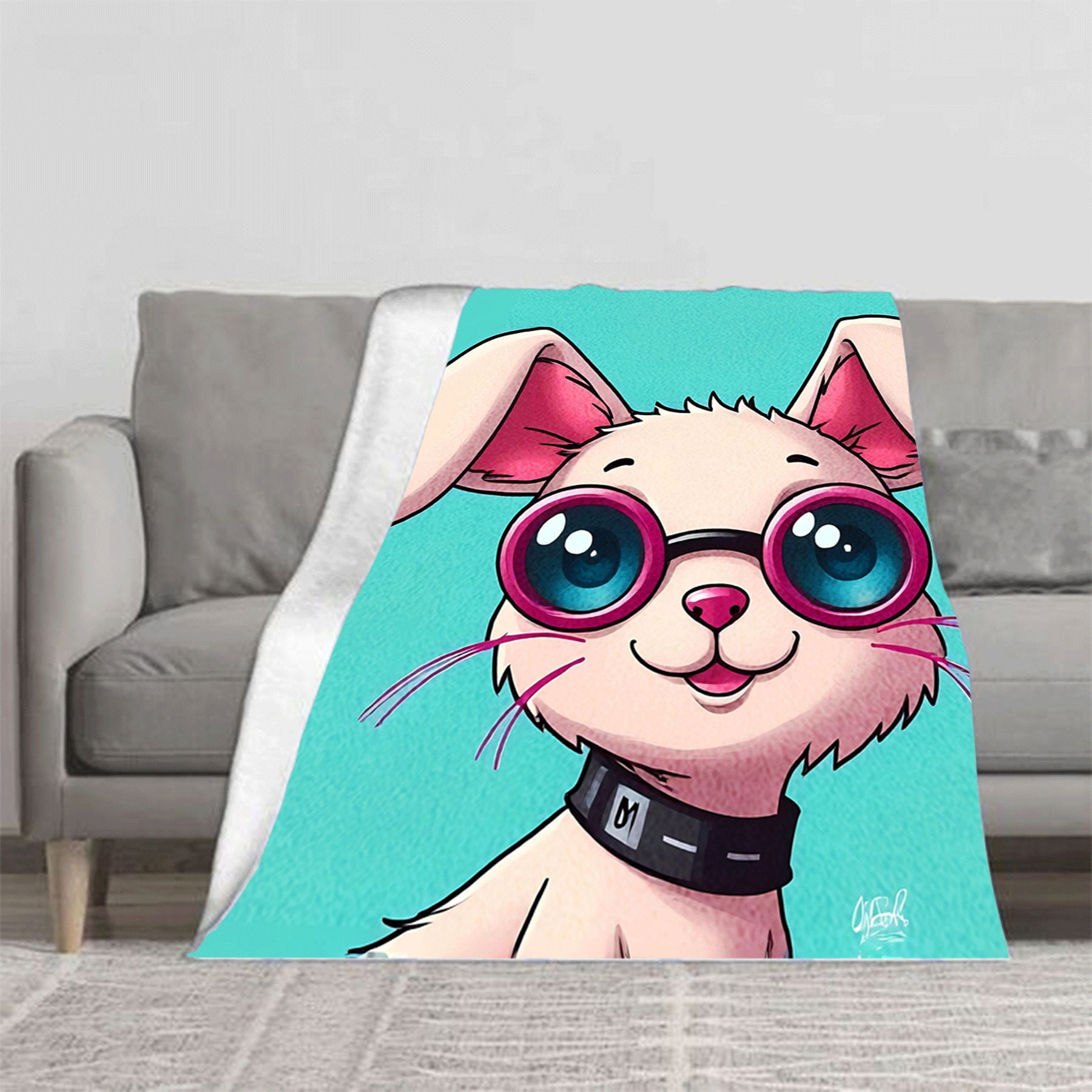 Cozy Flannel Blanket - Soft Warm Durable Perfect for Sofa Travel Bed ...