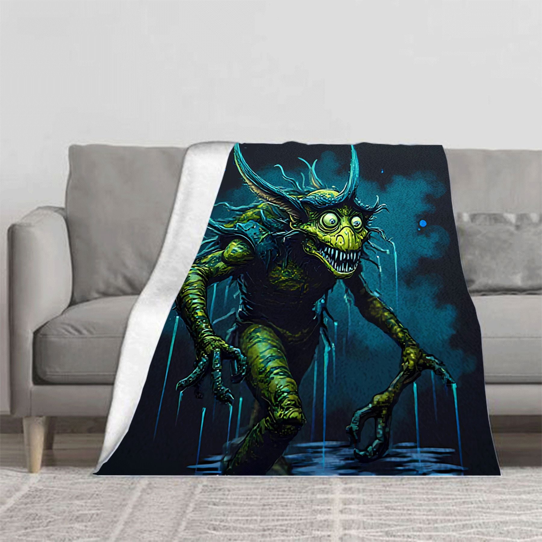 Cozy Flannel Blanket - Soft Warm Durable Perfect for Sofa Travel Bed ...