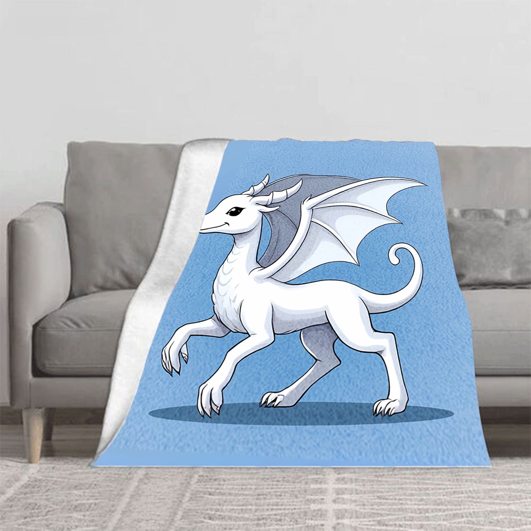 Cozy Flannel Blanket - Soft Warm Durable Perfect for Sofa Travel Bed ...