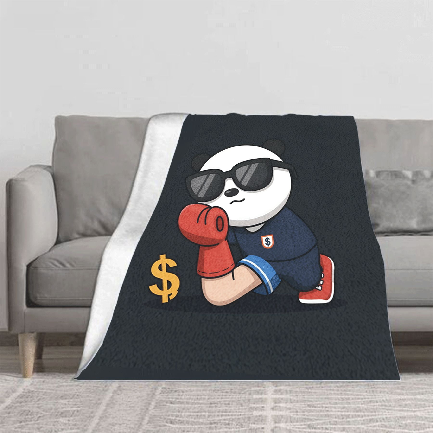 Cozy Flannel Blanket - Soft Warm Durable Perfect for Sofa Travel Bed ...