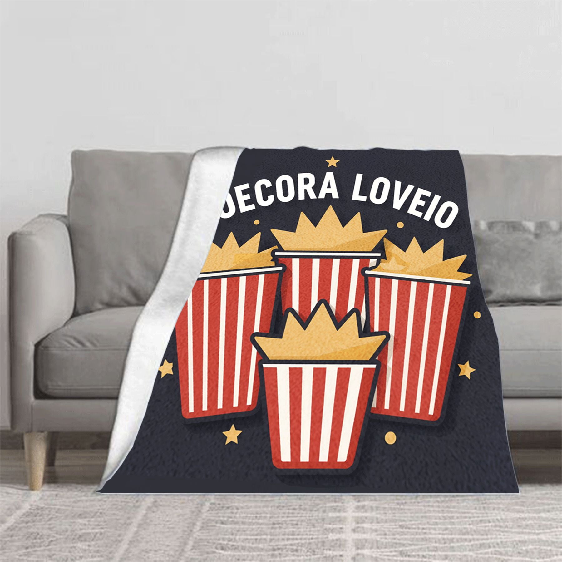 Cozy Flannel Blanket - Soft Warm Durable Perfect for Sofa Travel Bed ...