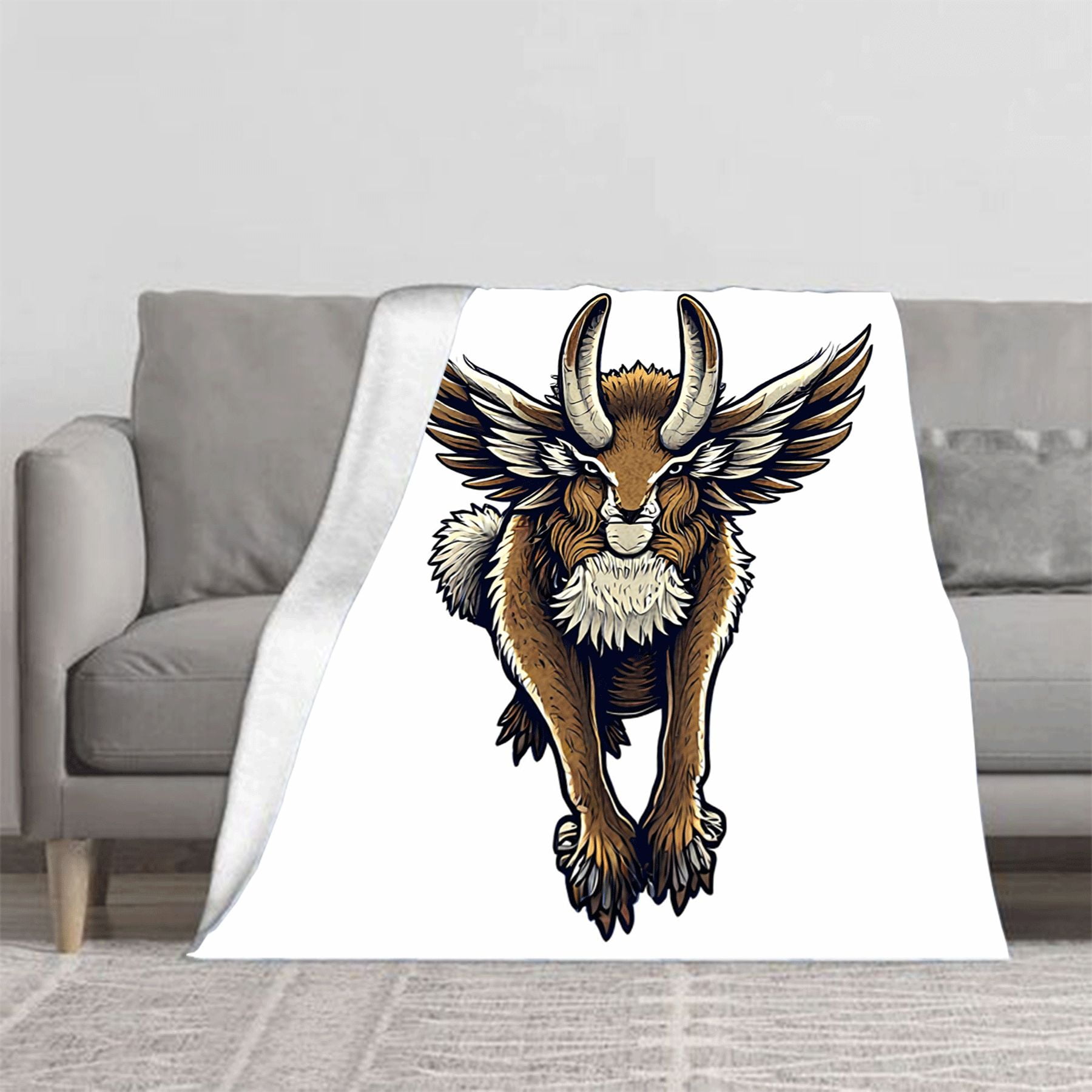 Cozy Flannel Blanket - Soft Warm Durable Perfect for Sofa Travel & Bed ...