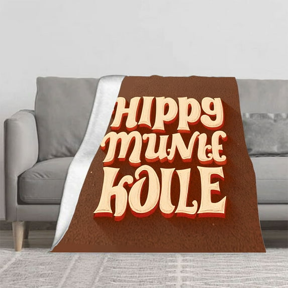 Cozy Flannel Blanket - Soft Warm Durable Retro Design for Sofa Travel ...