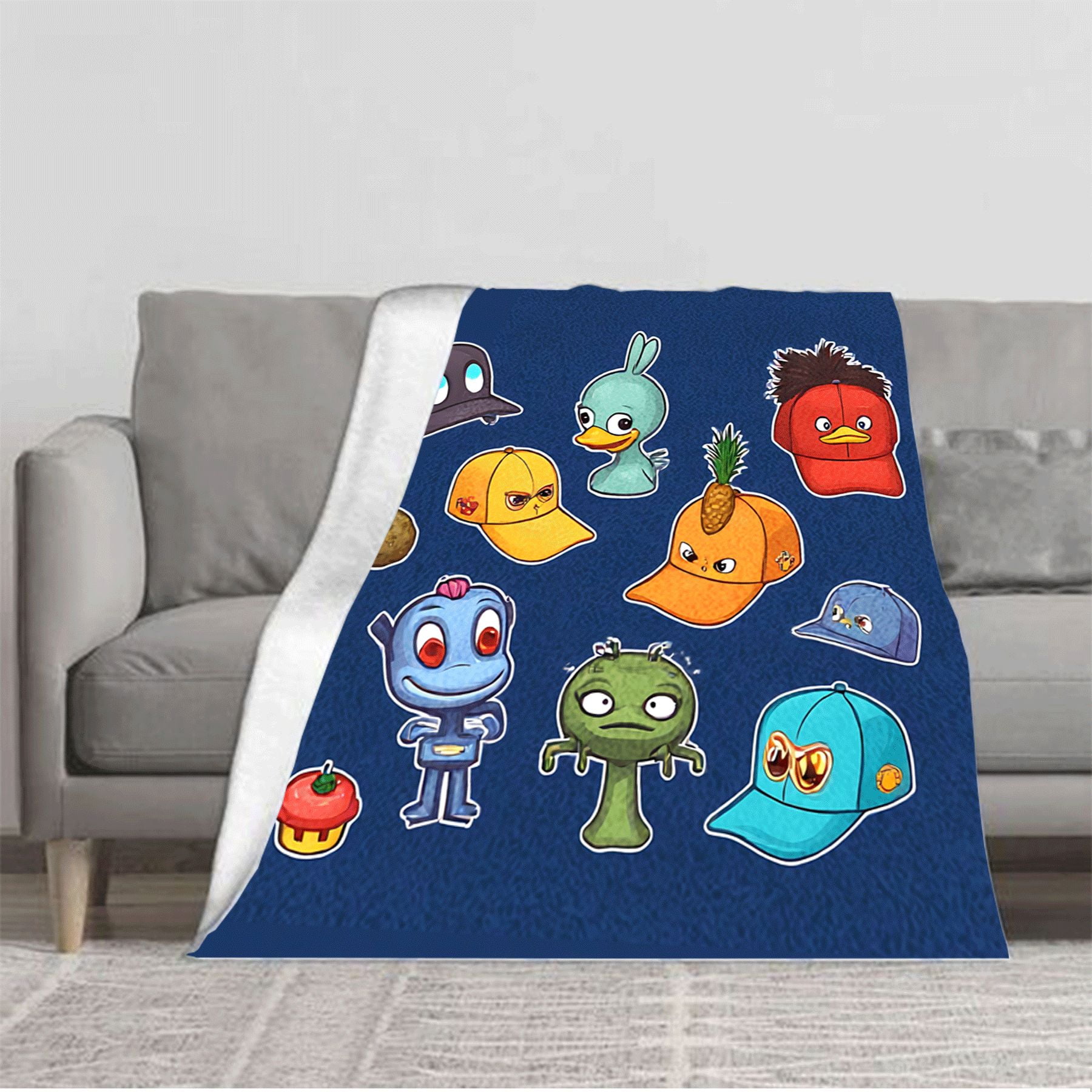 Cozy Flannel Blanket - Soft Warm Durable for Sofa & Travel - Features ...